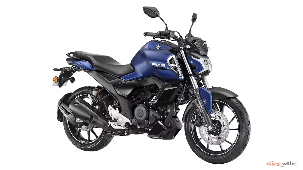 Yamaha FZS Fi V4 Dark Matte Blue Colour, FZS Fi V4 Colours in India ...