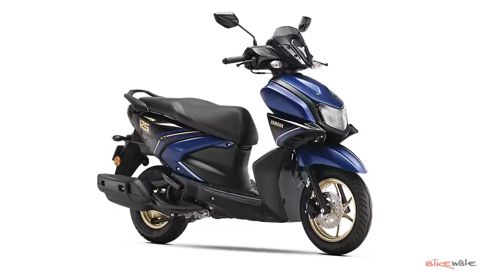 Yamaha Ray ZR 125 Dark Matte Blue-Disc Colour, Ray ZR 125 Colours in ...