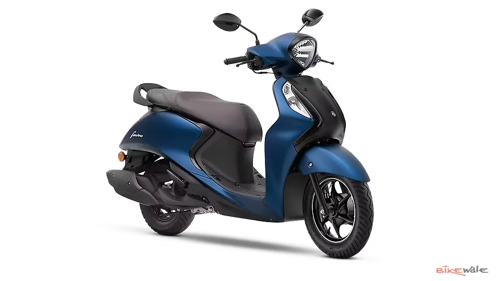 Yamaha Fascino 125 Dark Matte Blue-Drum Colour, Fascino 125 Colours in ...
