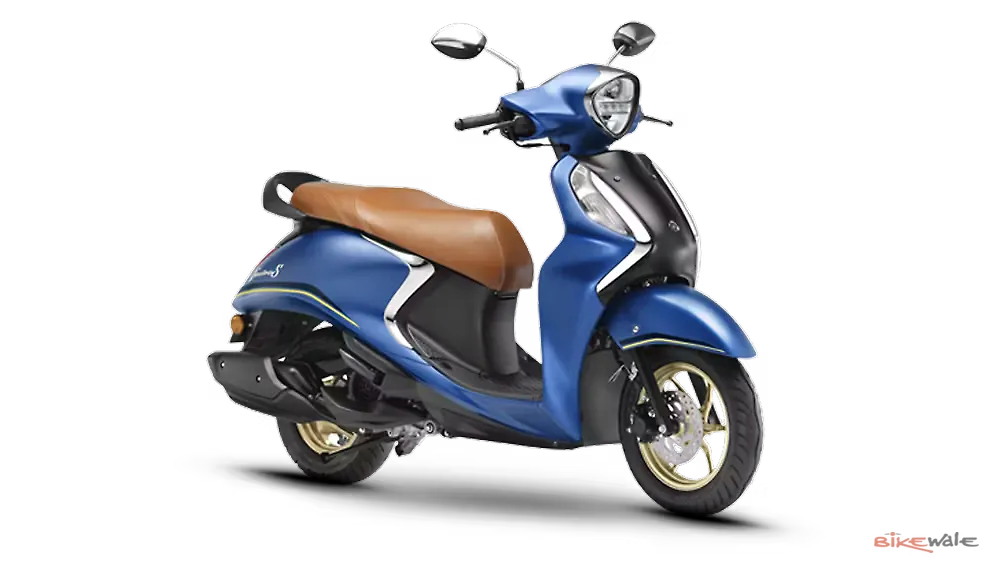 Yamaha Fascino 125 Cool Blue Mettalic-Disc Colour, Fascino 125 Colours ...