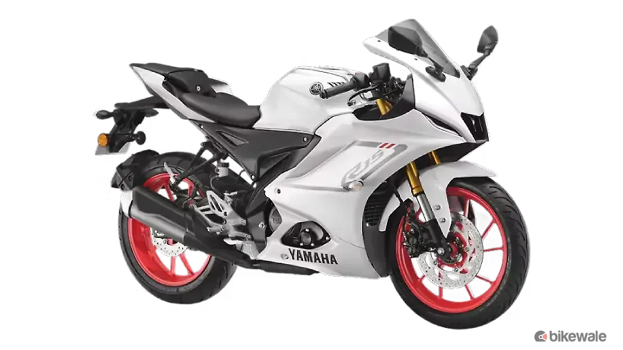 Yamaha R15 V4 Intensity White Colour, R15 V4 Colours in India – BikeWale Yamaha R15 V4 Intensity White Colour, R15 V4 Colours in India – BikeWale