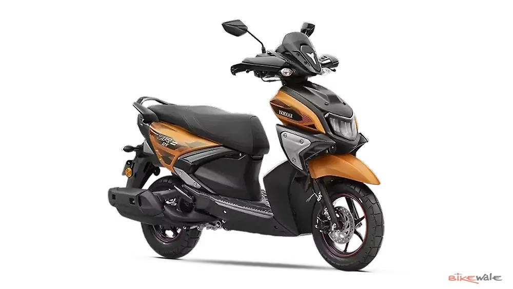 Yamaha Ray ZR 125 Dark Matte Blue-Disc Colour, Ray ZR 125 Colours in ...