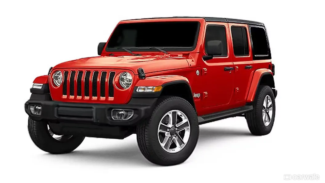 Jeep Wrangler Firecracker Red Colour - CarWale
