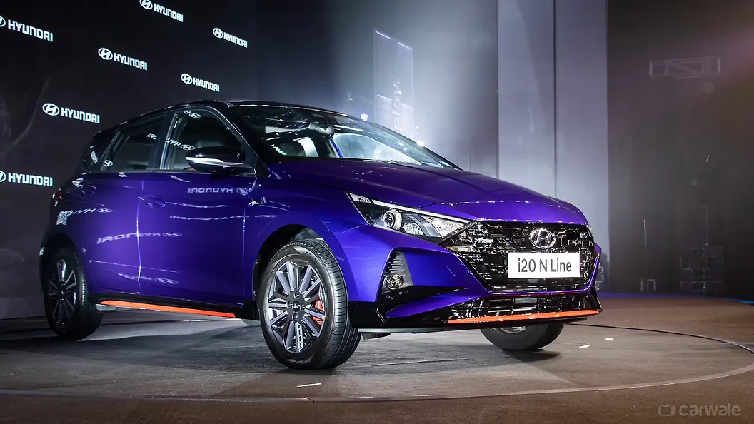 i20 N Line Right Front Three Quarter Image, i20 N Line Photos in India ...
