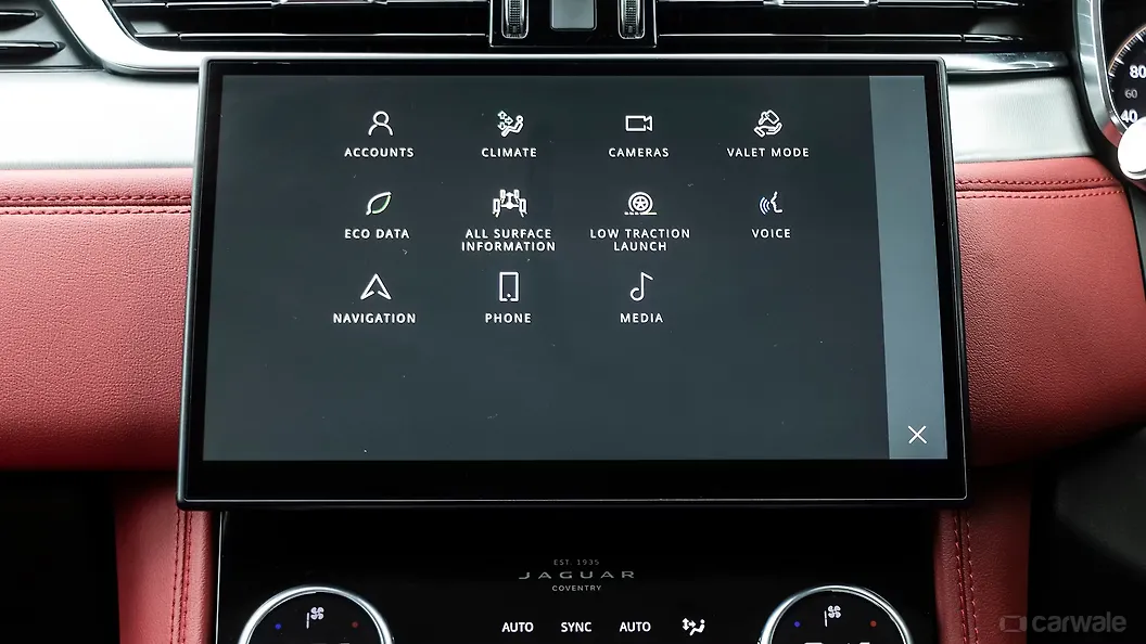 F-Pace Infotainment System Image, F-Pace Photos in India - CarWale