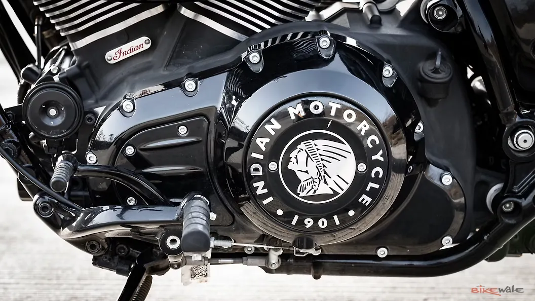 Indian Chief Dark Horse Engine From Left Image – BikeWale