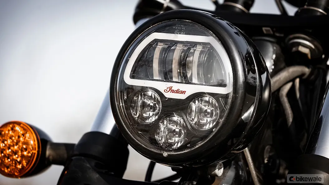 Indian Chief Dark Horse Rear View Mirror Image – BikeWale