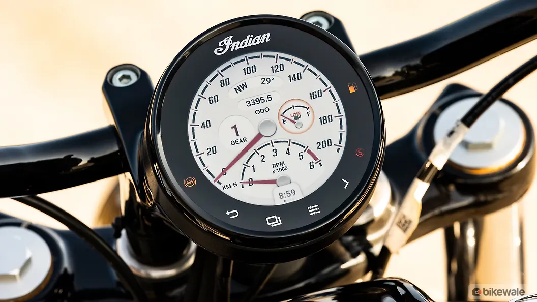 Indian Chief Dark Horse Rear View Image – BikeWale