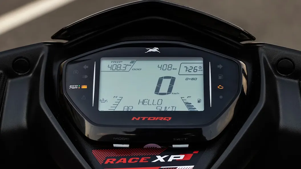 TVS Ntorq 125 TFT Touchscreen Instrument Cluster Image – BikeWale
