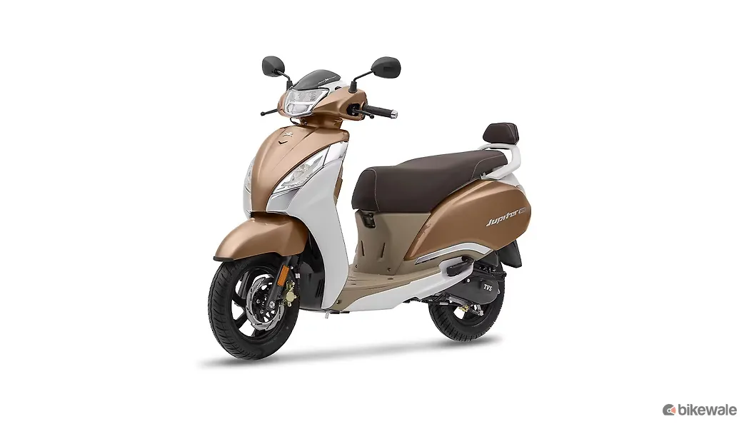 TVS Jupiter 125 Left Front Three Quarter Image – BikeWale