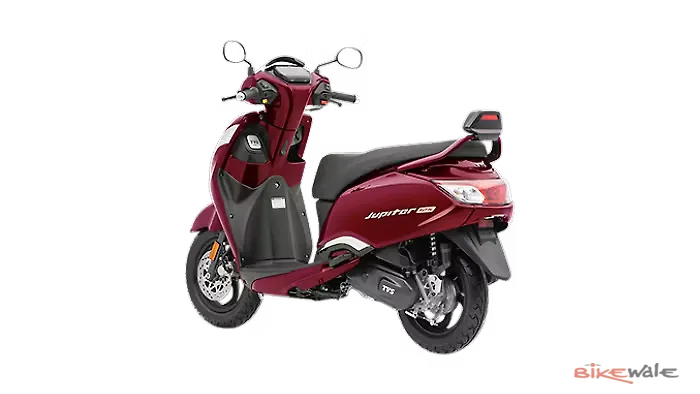 TVS Jupiter 125 Left Rear Three Quarter Image – BikeWale