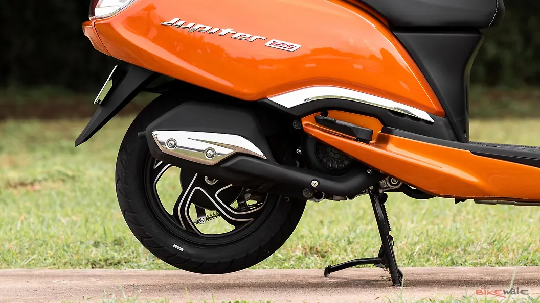 TVS Jupiter 125 Rear Alloy Wheel Image – BikeWale