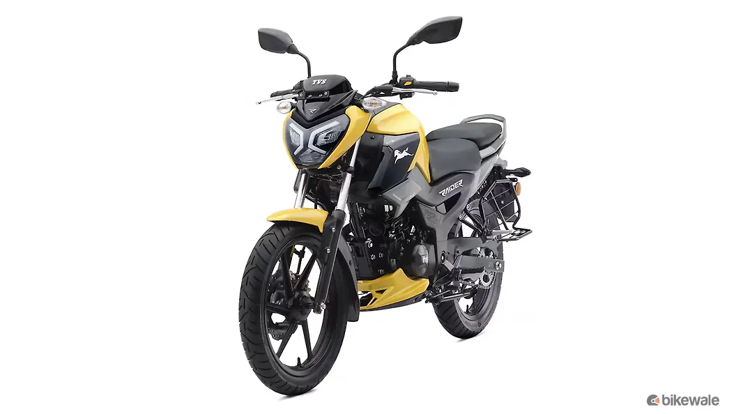 TVS Raider 125 Left Front Three Quarter Image – BikeWale