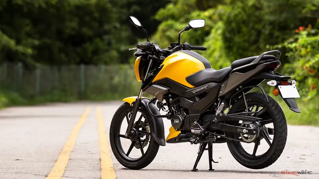 TVS Raider 125 Left Front Three Quarter Image – BikeWale
