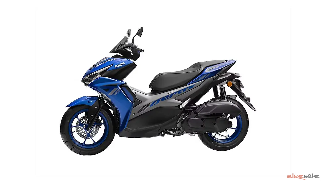 Yamaha Aerox 155 Left Front Three Quarter Image – BikeWale