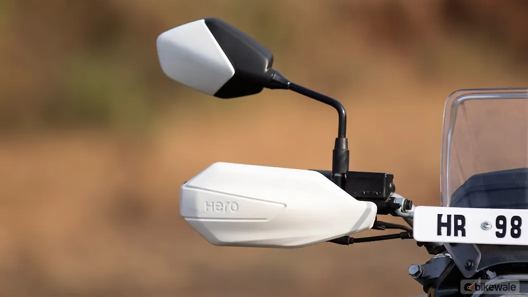 Hero Xpulse 200 4V Rear View Mirror Image – BikeWale