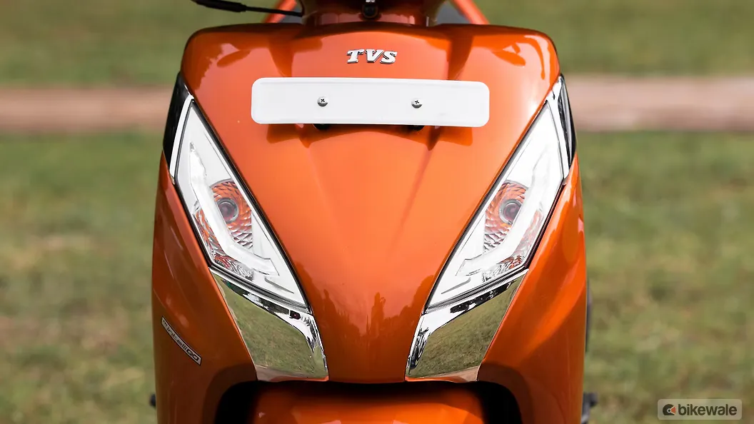 TVS Jupiter 125 Front Panel Decal Image – BikeWale