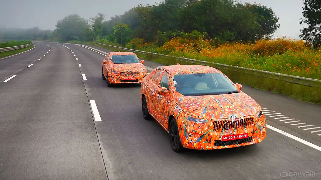 Slavia Left Front Three Quarter Image, Slavia Photos in India - CarWale