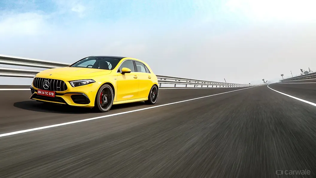 AMG A45 S [2021-2023] Left Front Three Quarter Image, AMG A45 S [2021 ...