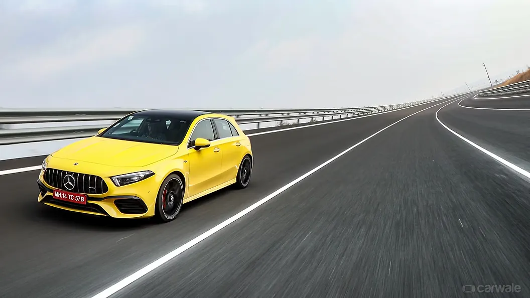 AMG A45 S [2021-2023] Left Front Three Quarter Image, AMG A45 S [2021 ...