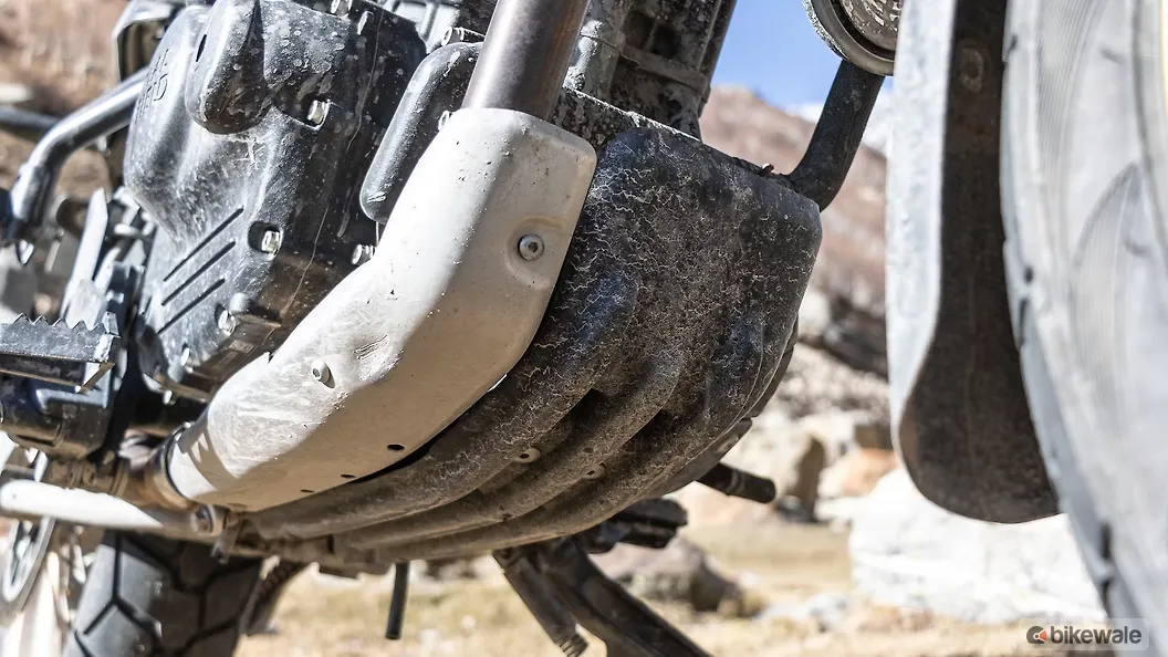 Royal Enfield Himalayan 450 Engine Crash Guard Image – BikeWale