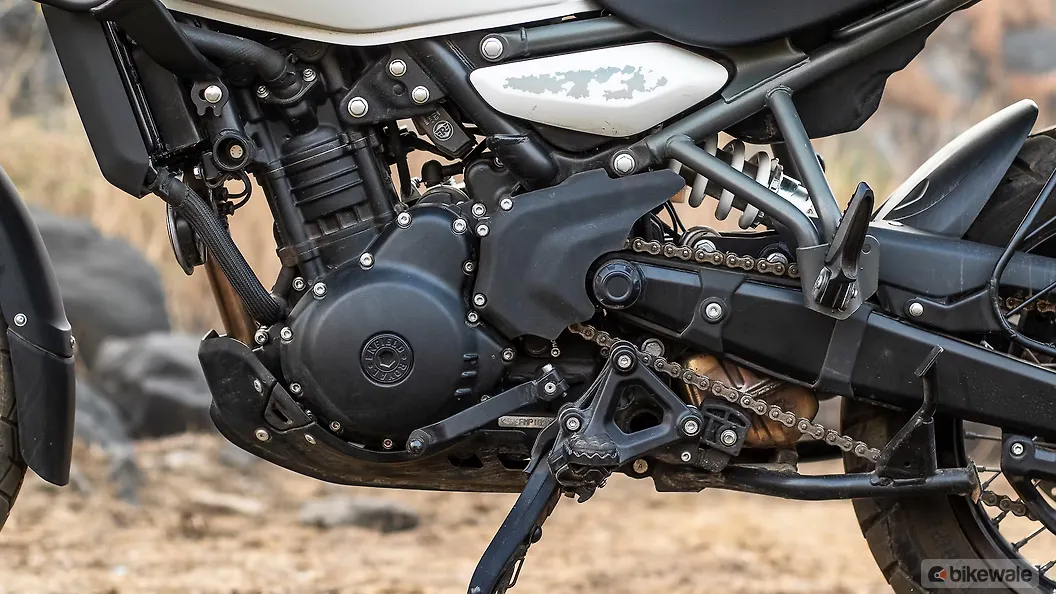 Royal Enfield Himalayan 450 Engine Crash Guard Image – BikeWale