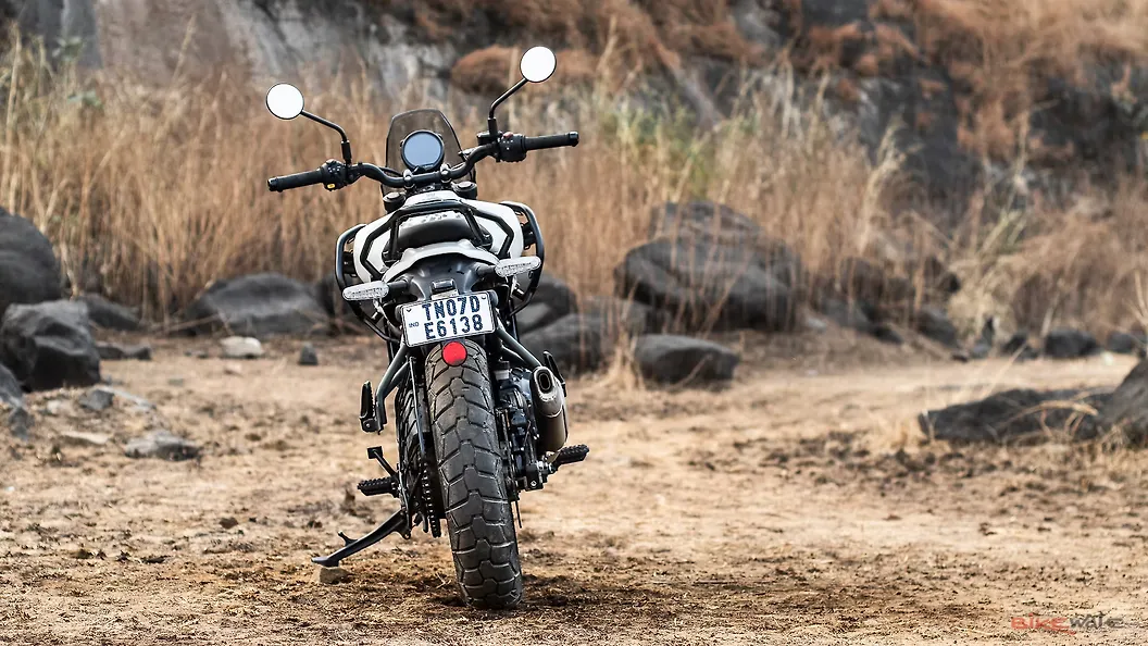 Royal Enfield Himalayan 450 Left Rear Three Quarter Image – BikeWale