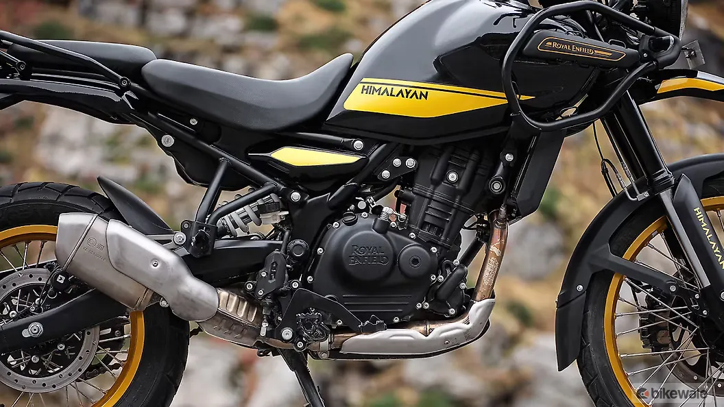 Royal Enfield Himalayan 450 Engine From Right Image – BikeWale