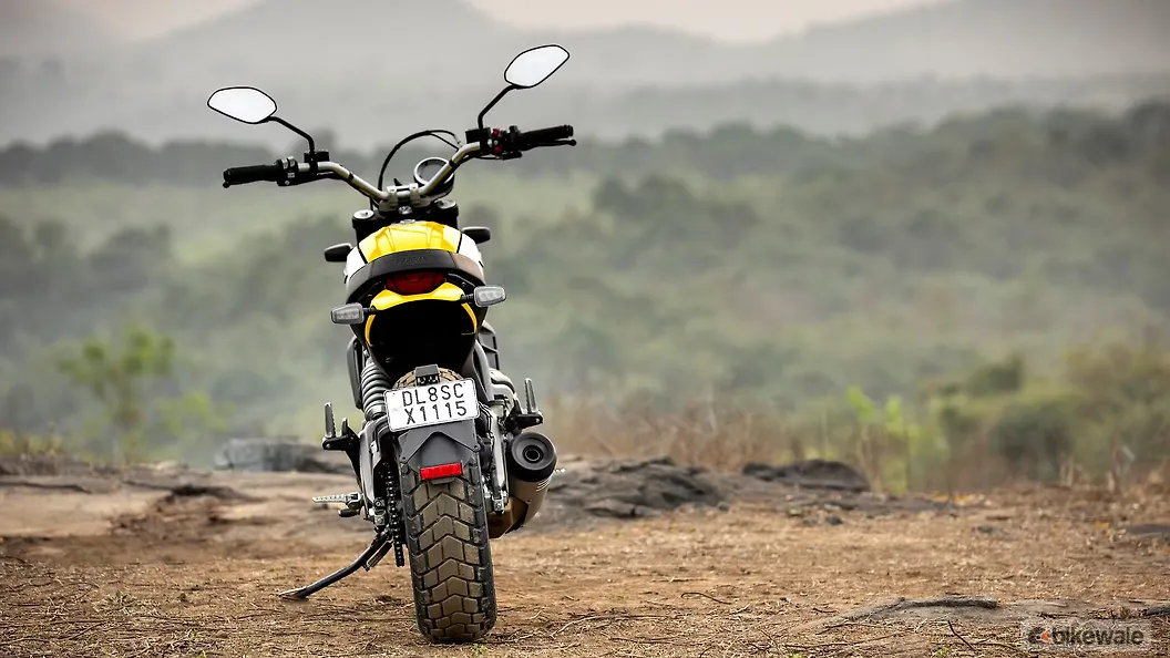Ducati Scrambler Icon [2020-2022] Rear View Image – BikeWale