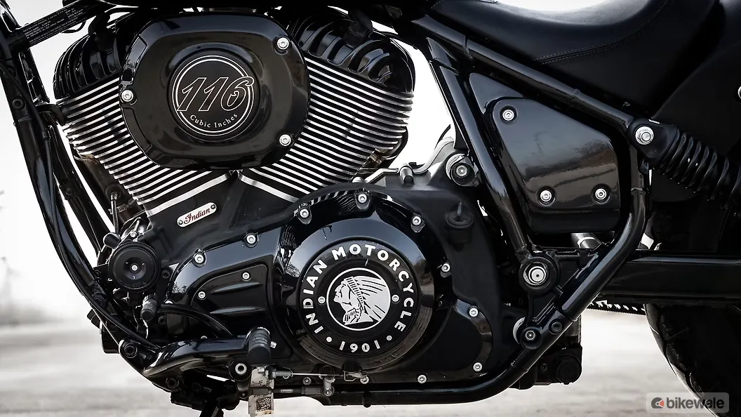Indian Chief Dark Horse Engine From Right Image – BikeWale