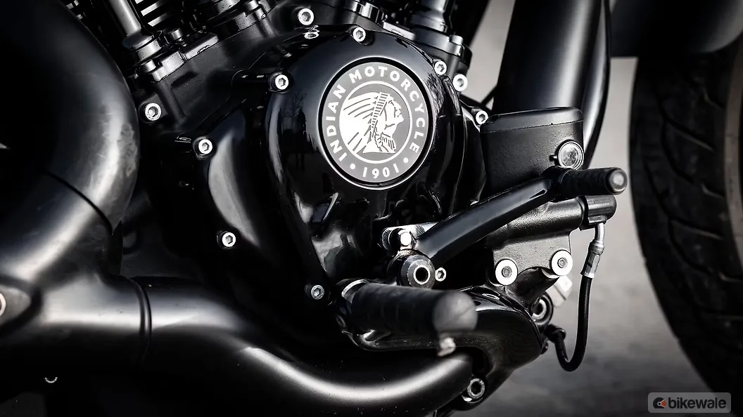 Indian Chief Dark Horse Engine From Right Image – BikeWale