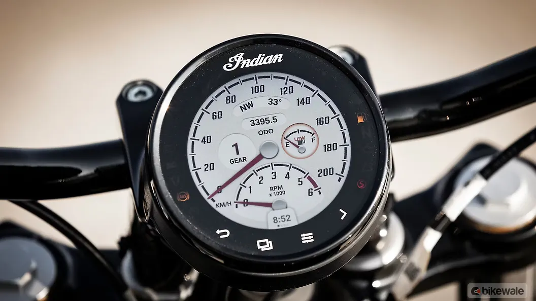 Indian Chief Dark Horse Instrument Cluster Image – BikeWale