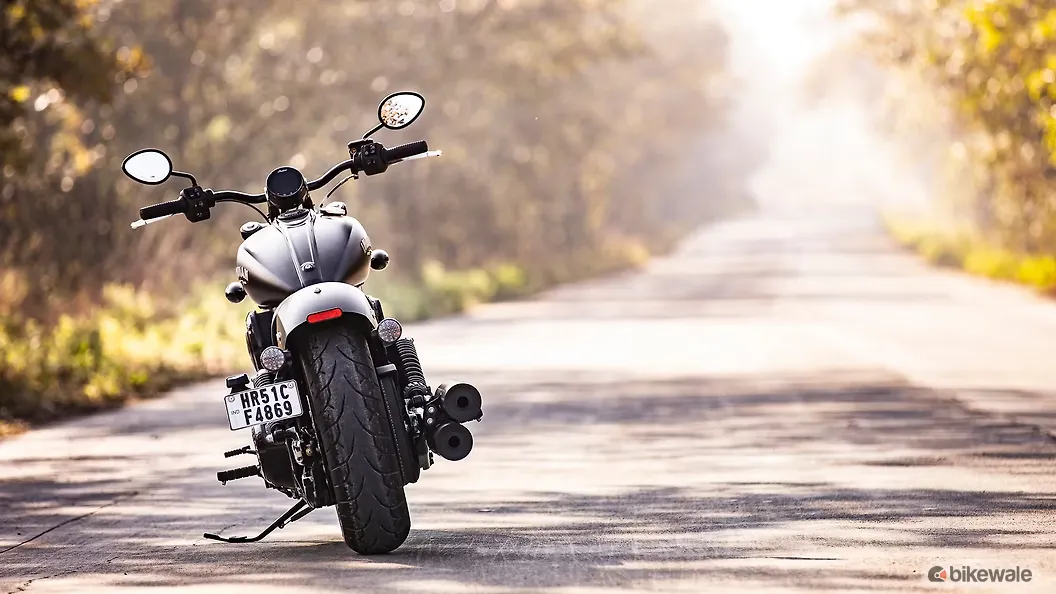 Indian Chief Dark Horse Rear View Image – BikeWale