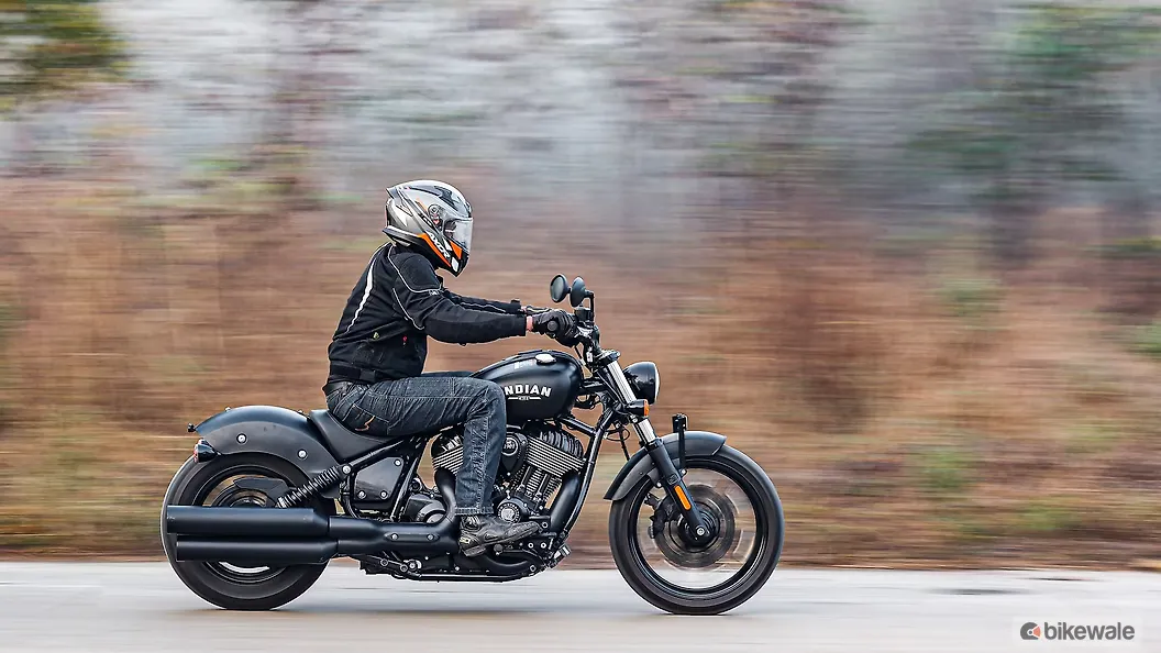 Indian Chief Dark Horse Rear View Image – BikeWale