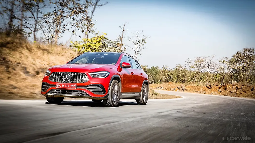 AMG GLA35 Left Front Three Quarter Image, AMG GLA35 Photos in India ...