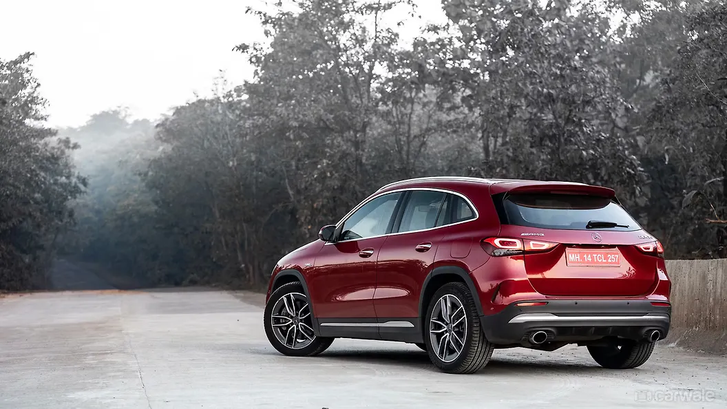 AMG GLA35 Left Rear Three Quarter Image, AMG GLA35 Photos in India ...