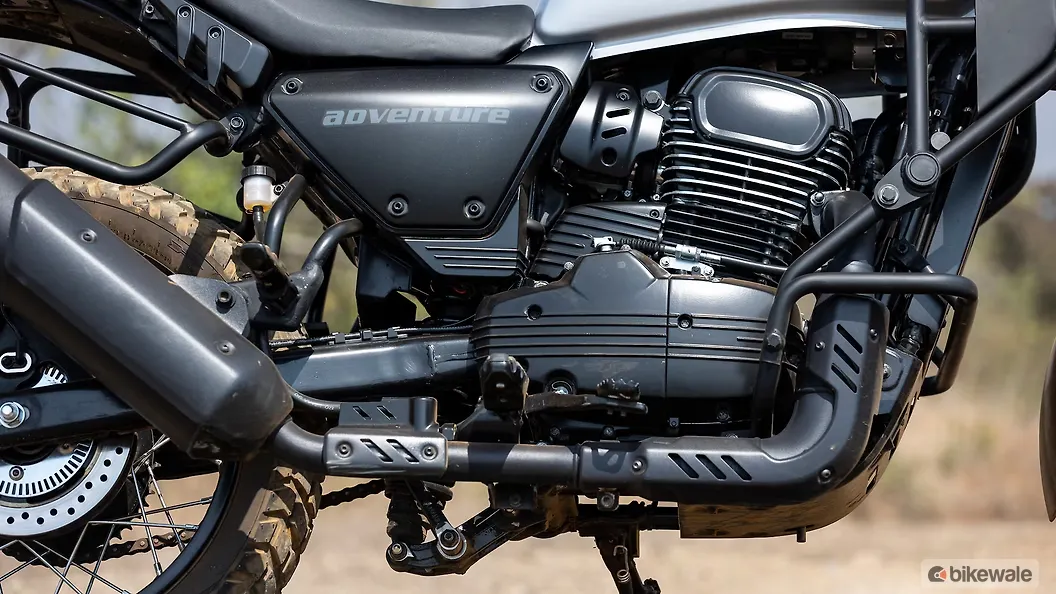 Yezdi Adventure Engine From Left Image – BikeWale