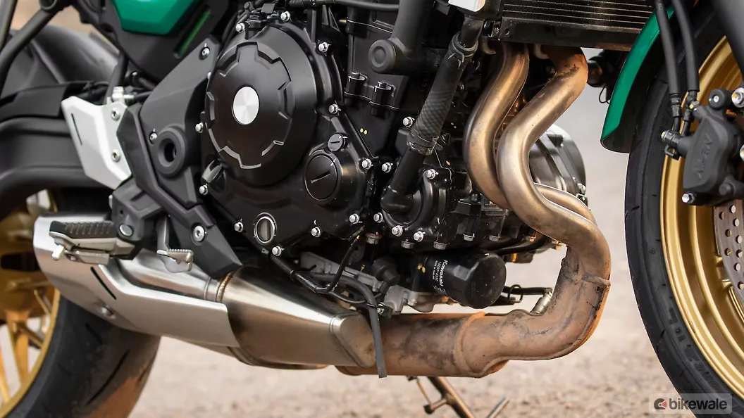 Kawasaki Z650RS Engine From Left Image – BikeWale