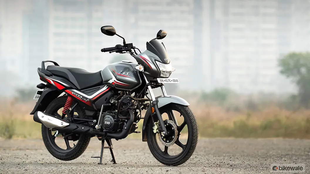 TVS Star City Plus Right Front Three Quarter Image – BikeWale