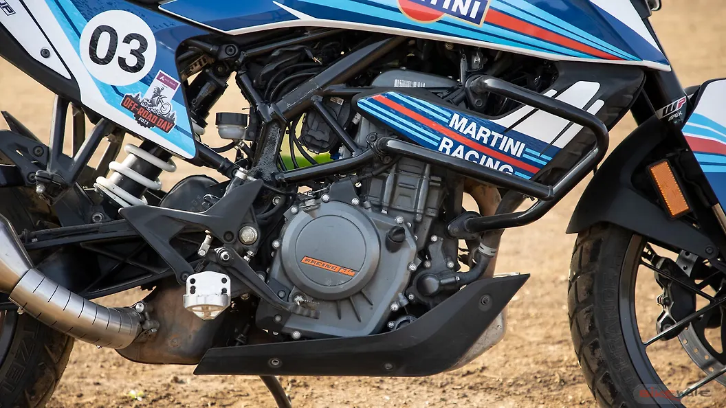KTM 390 Adventure [2021] Engine From Right Image – BikeWale