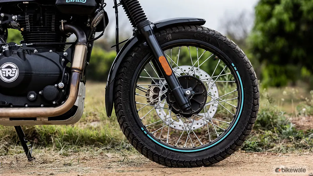 Royal Enfield Scram 411 Front Wheel Image – BikeWale