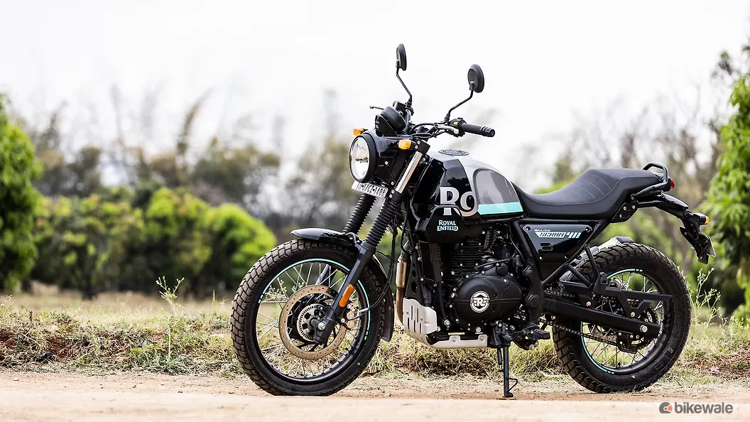 Royal Enfield Scram 411 Left Front Three Quarter Image – BikeWale