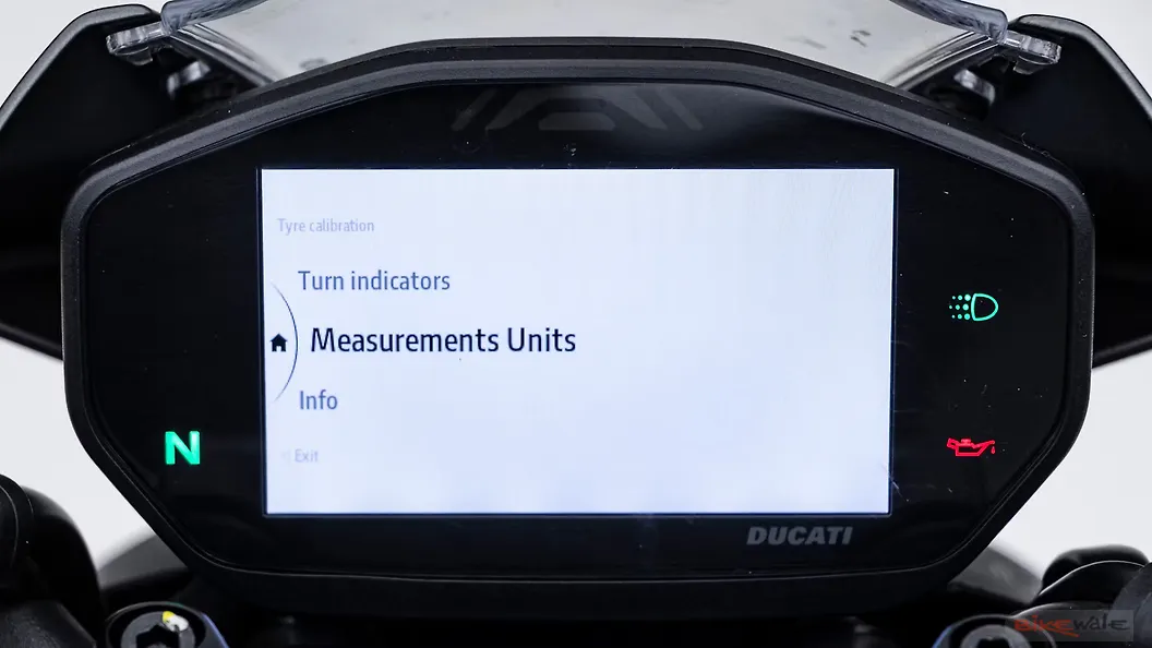 Ducati Monster TFT / Instrument Cluster Image – BikeWale