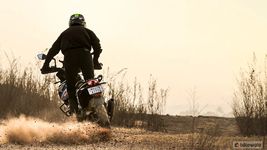 KTM 390 Adventure [2024] Rear View Image – BikeWale