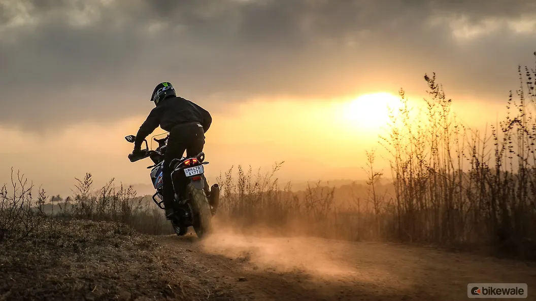 KTM 390 Adventure [2024] Rear View Image – BikeWale