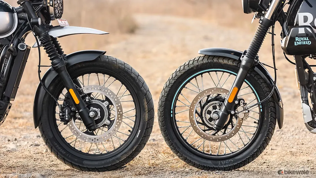 Royal Enfield Scram 411 Front Tyre Image – BikeWale