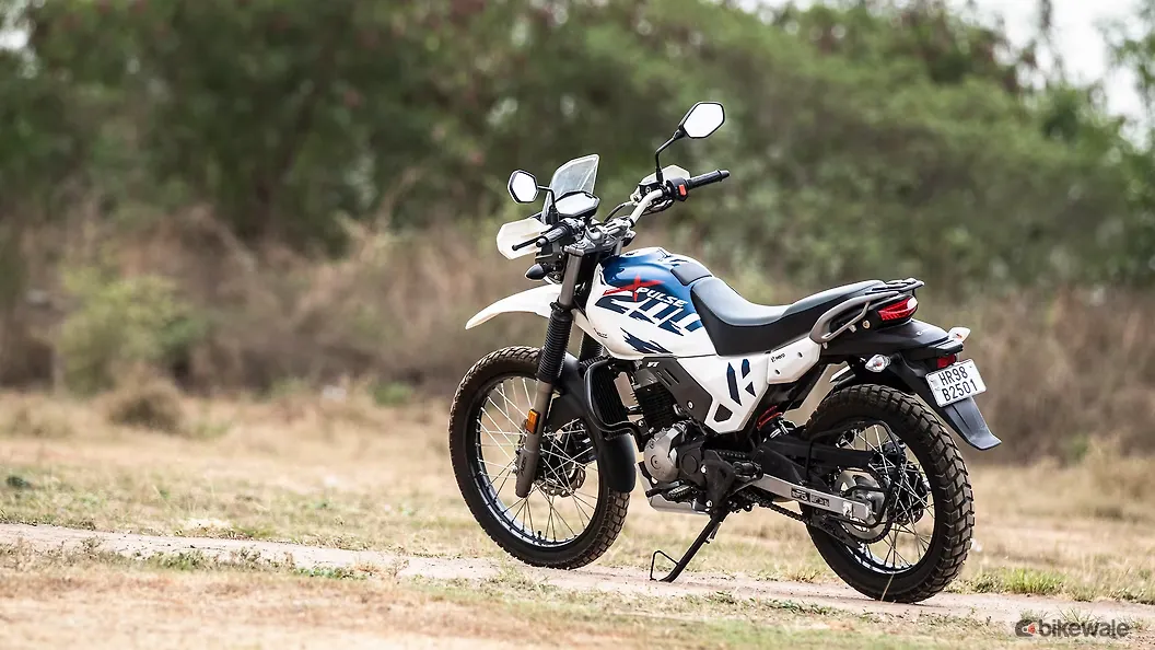 Hero Xpulse 200 4V Left Rear Three Quarter Image – BikeWale