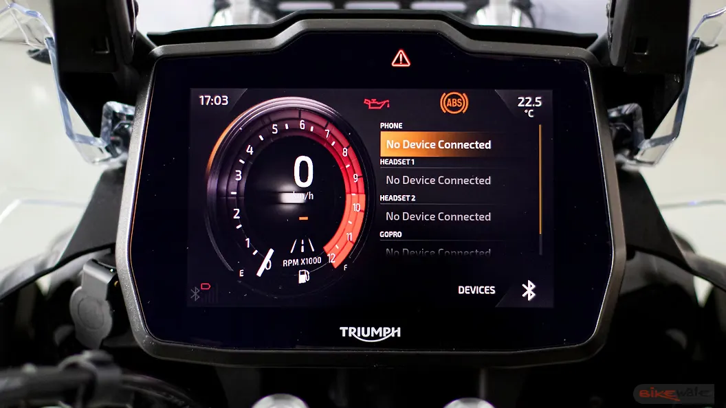 Triumph Tiger 1200 TFT / Instrument Cluster Image – BikeWale