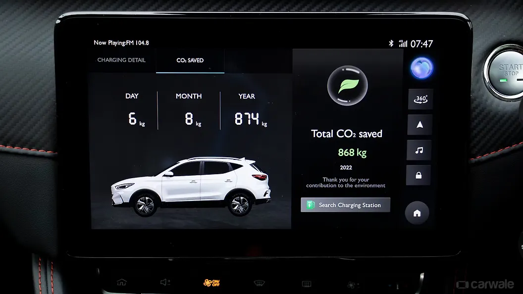 ZS EV Infotainment System Image, ZS EV Photos in India - CarWale