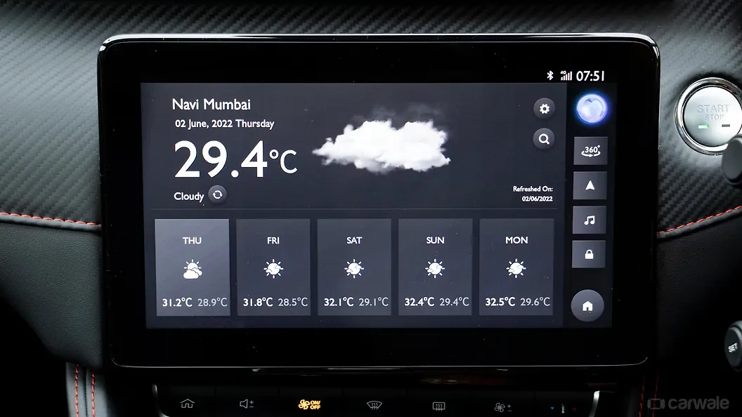 ZS EV Infotainment System Image, ZS EV Photos in India - CarWale